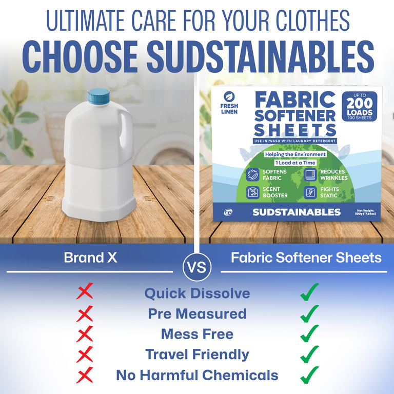 Fabric Softener Sheets for Washer – SUDstainables