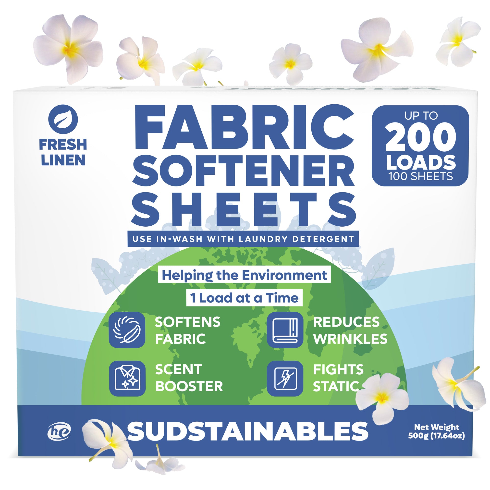 Fabric Softener Sheets for Washer – SUDstainables